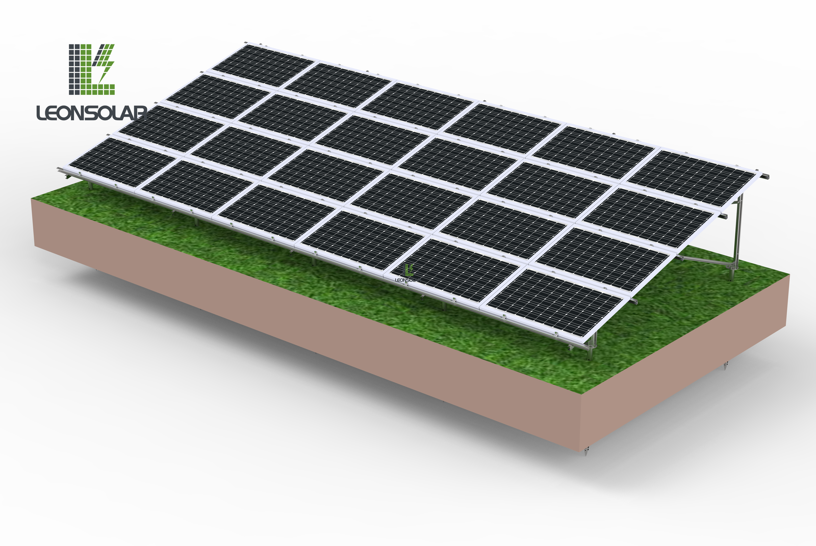 C Shaped Steel Ground PV System