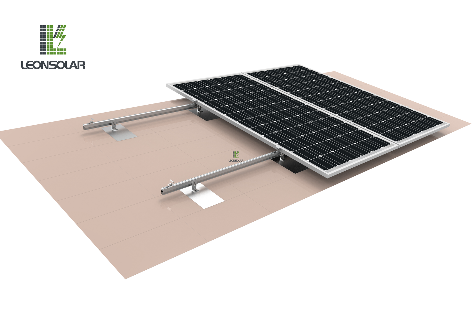 L-shaped roof waterproof pv system
