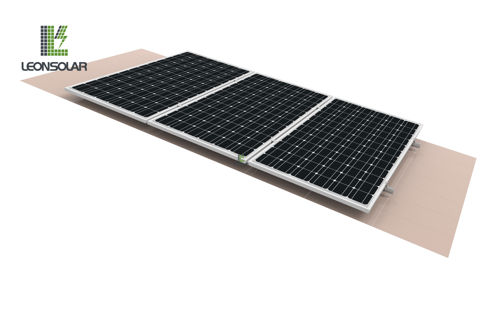 L-shaped roof waterproof pv system