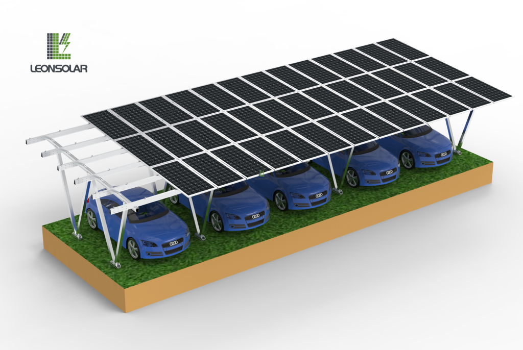 Aluminumalloy carport solar pv system