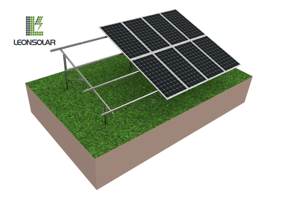 Double-column carbon steel pv system