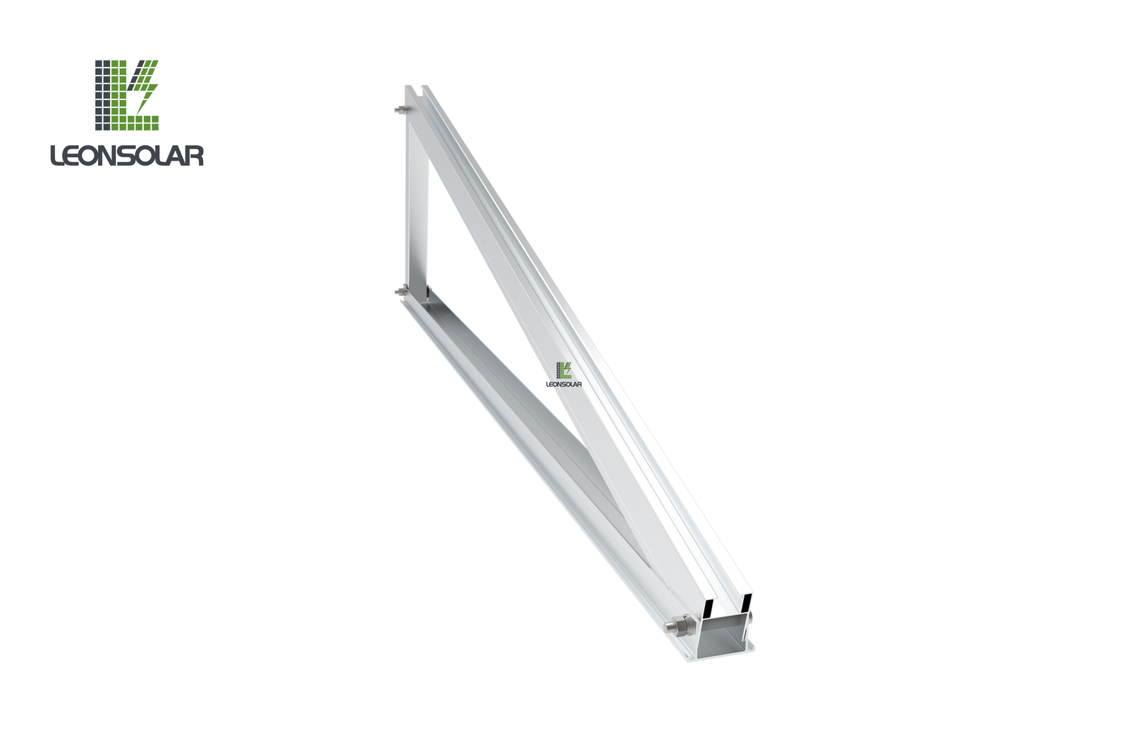 Roof triangular frame solar pv system
