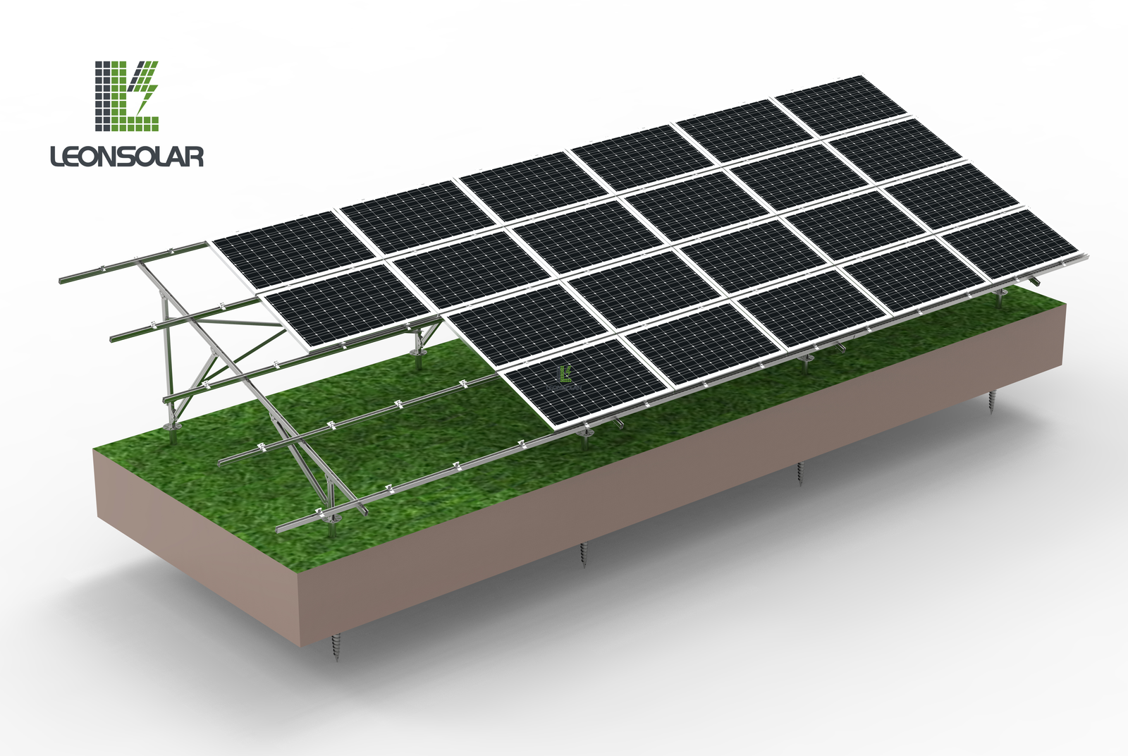 U Shaped Steel Of Ground Pv System