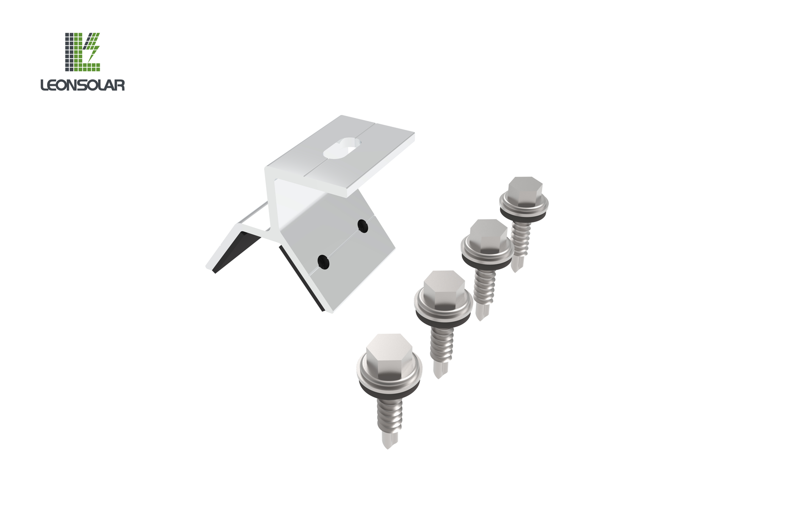 Trapezodial roof clamp T2 for tin roof solar mounting system