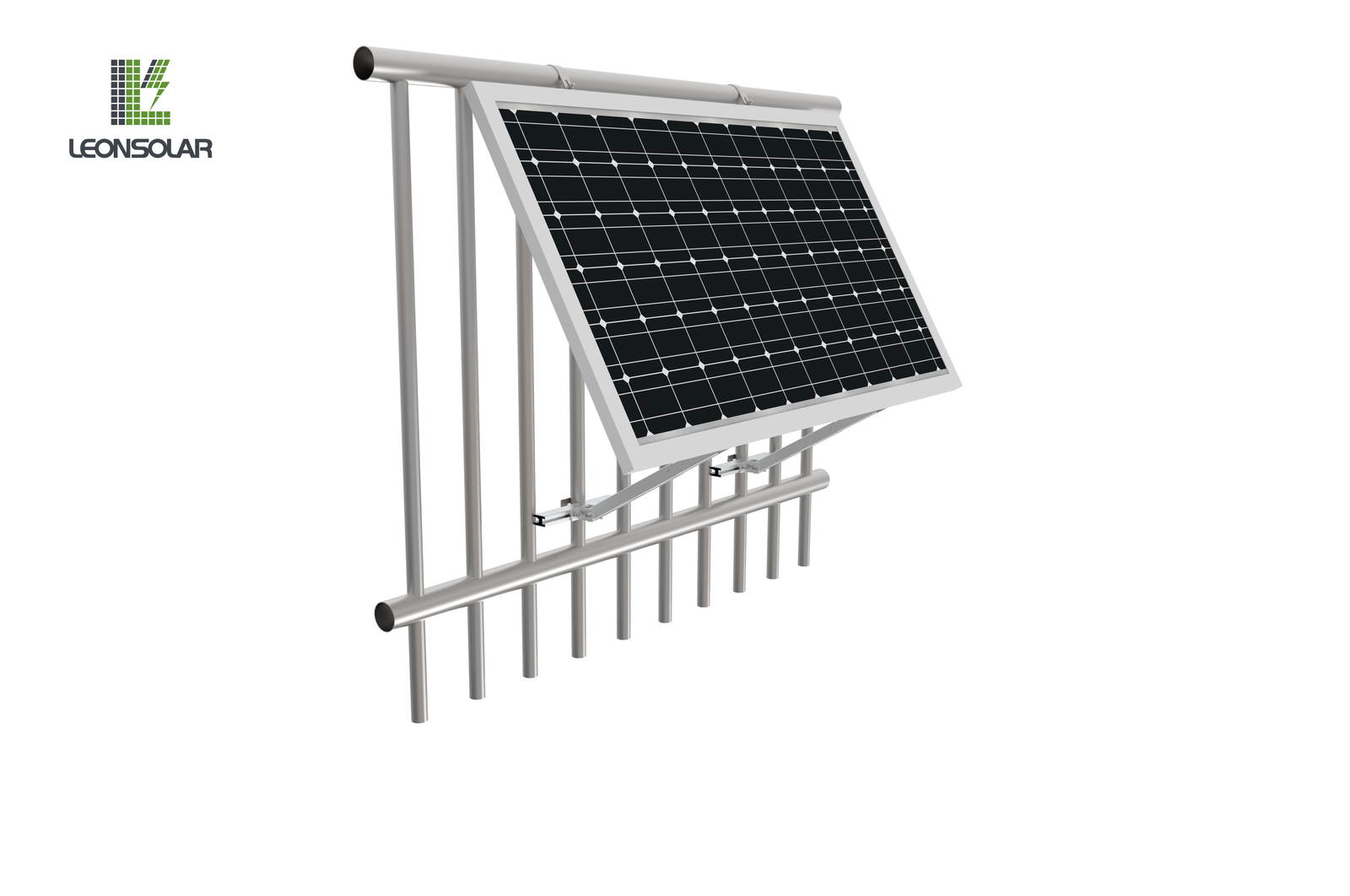 Balcony photovoltaic support system