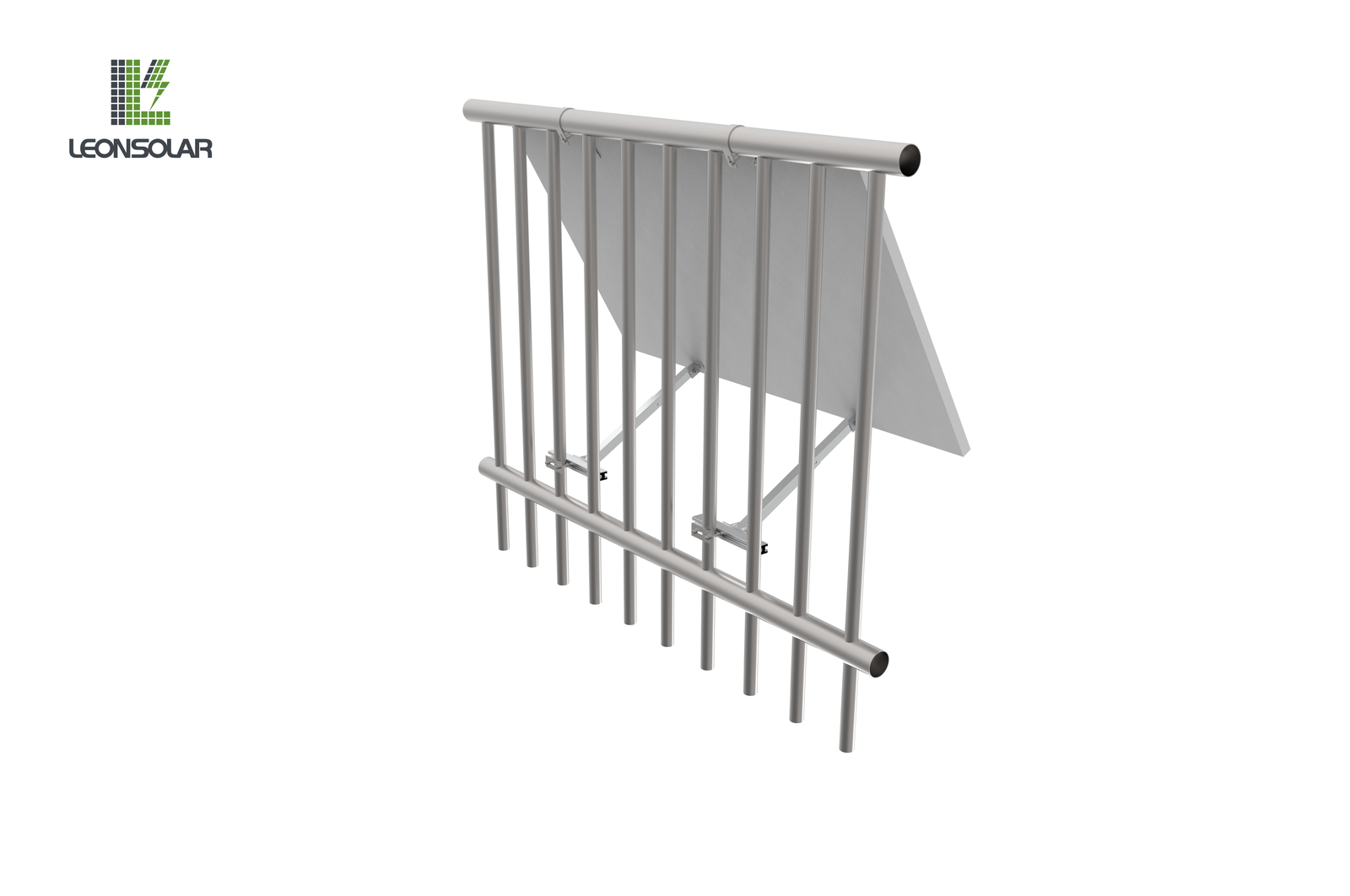 Balcony photovoltaic support system